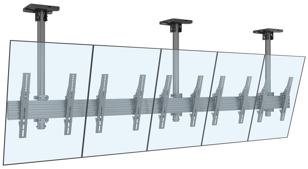 Five-Screen Ceiling Mount for Displays – Mount-It! PRO
