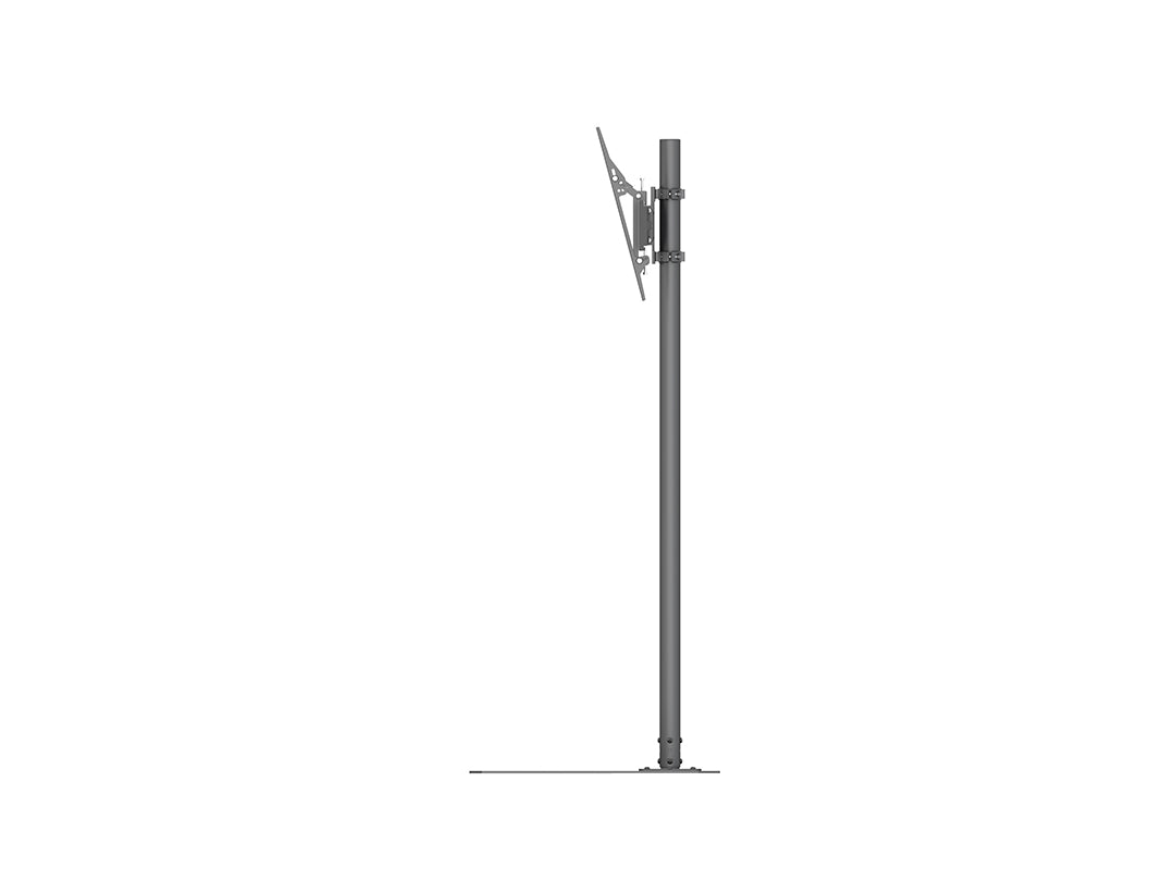 Single-Screen Single-Pole Floor Stand with Wide Base – Mount-It! PRO